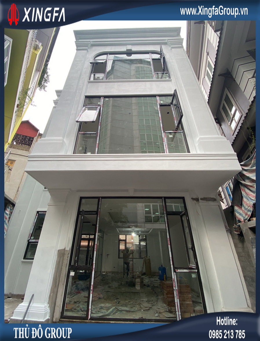 Thủ Đô Group Lắp Đặt Cửa Nhôm XINGFA Tại Thuỵ Khuê, Tây Hồ, Hà Nội